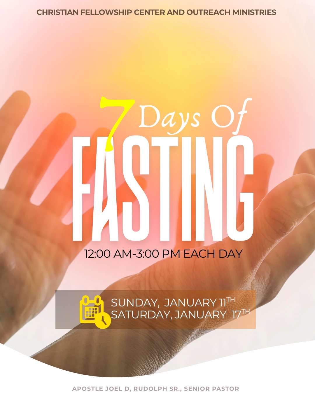 Fasting 2026 – Christian Fellowship Center